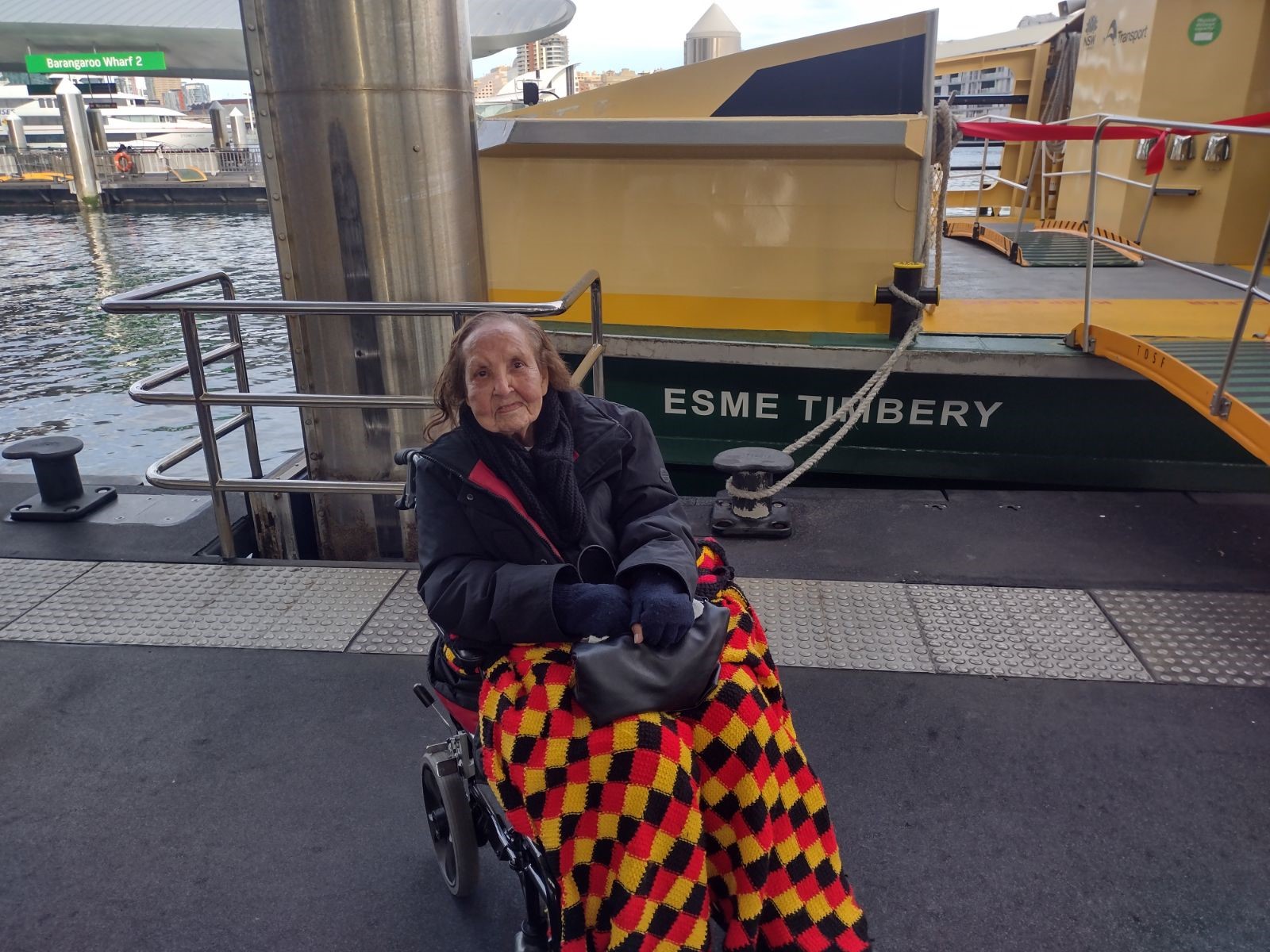 Uncel Steve Photo 5- Mother Esme Timbery with Ferry named after her In ...