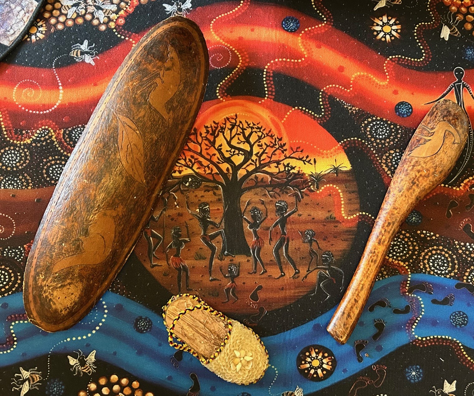 Family shield from family when she was a child , Nulla Nulla and ...